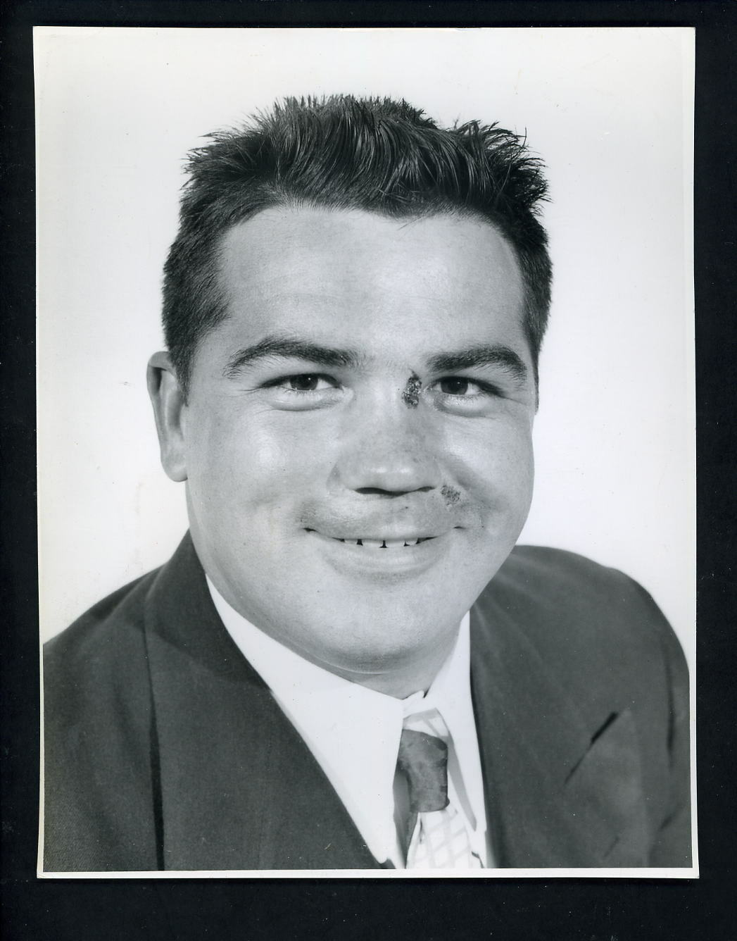 Ziggy Czarobski 1948 Type 1 Press Original Photo AAFC Chicago Rockets ...