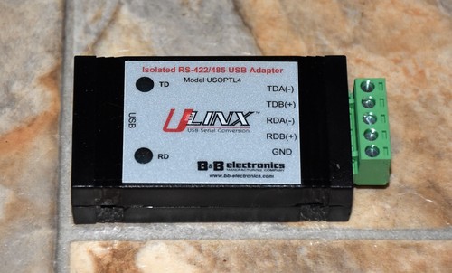 B&B Electronics ULINX Isolated RS-422/485 USB Adapter Model USOPTL4 | eBay