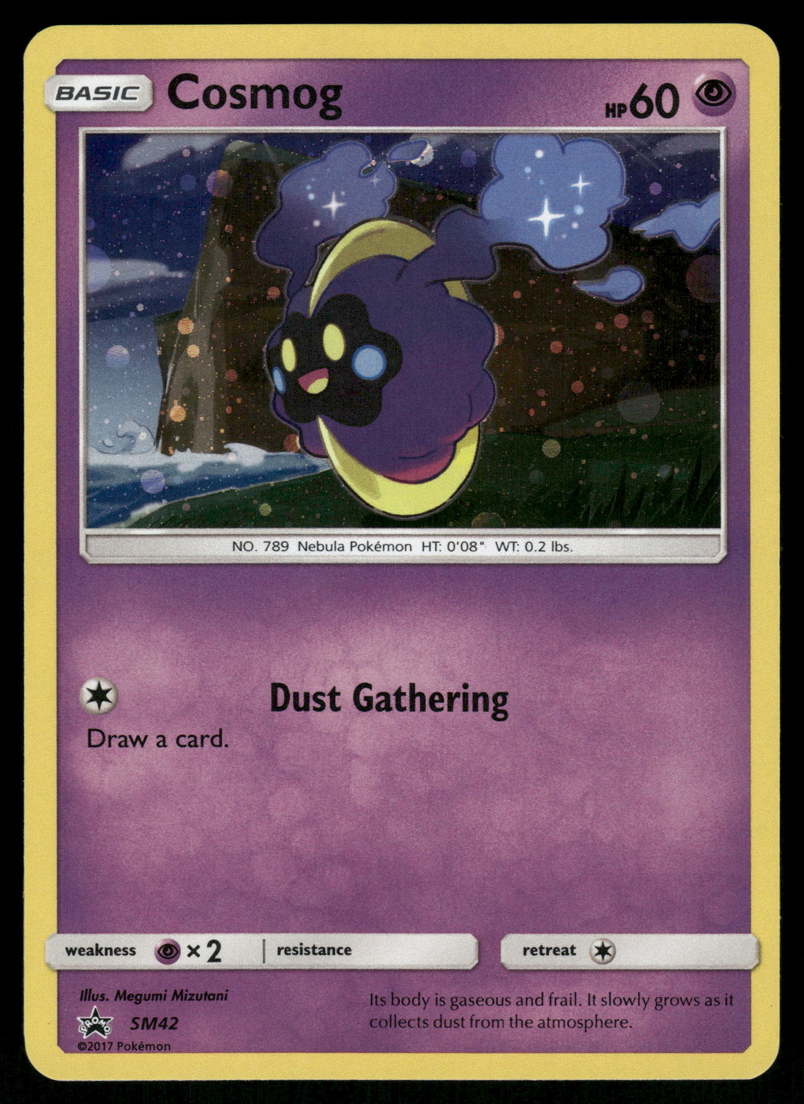 Cosmog Holo SM42 SM Promos Pokemon Card | eBay