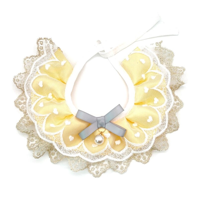 Dog Bandanas Cute Dog Lace Bandana Adjustable Dog Scarf Bibs Saliva ...