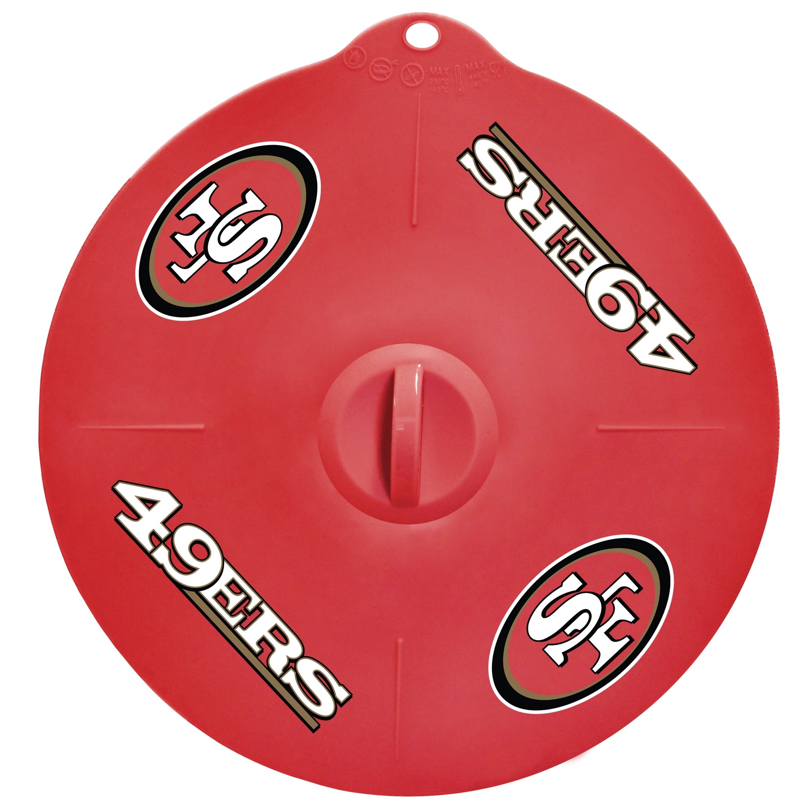BB NFL San Francisco 49ers 9" Silicone Lids For Pots & Bowls, Hot or ...