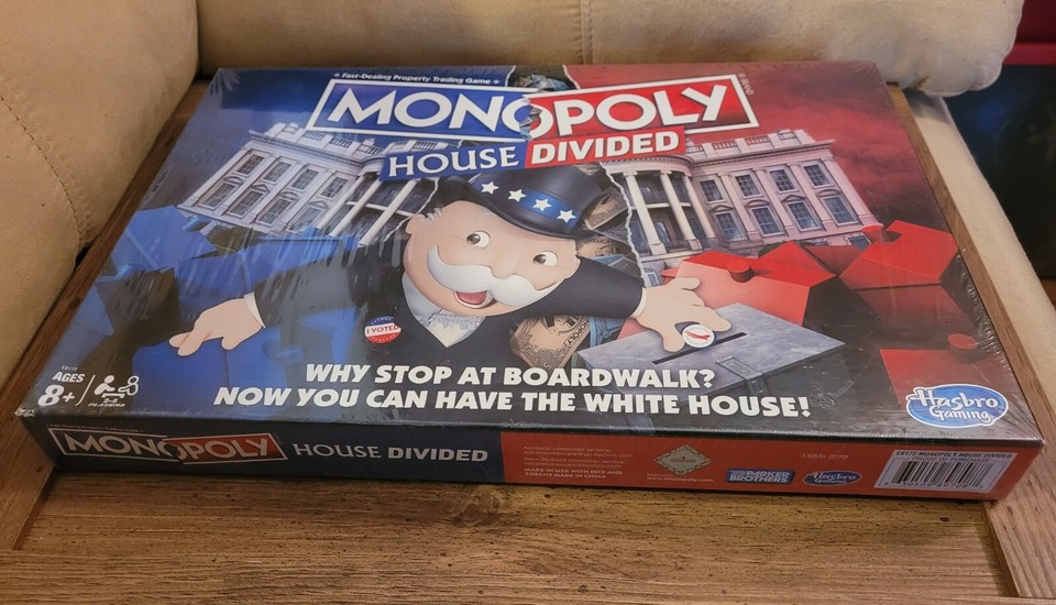 Monopoly Politics House Divided Whitehouse Board Game Democrat ...