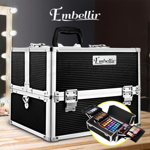 Embellir Beauty Case Makeup Travel Bag Large Organiser Carry Storage ...