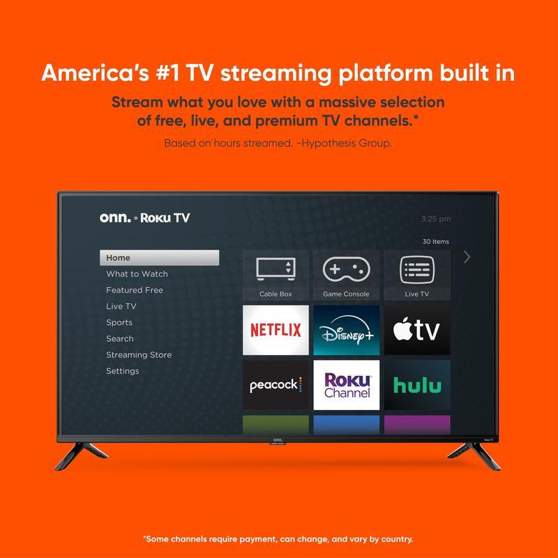 24" Class HD 720P LED Display Roku Smart Television 60 Hz Refresh Rate ...