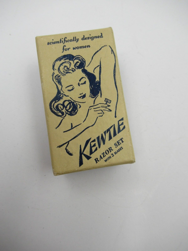 Vintage 1940s KEWTIE Miniature Ladies Boudoir Razor in Pink Case ...