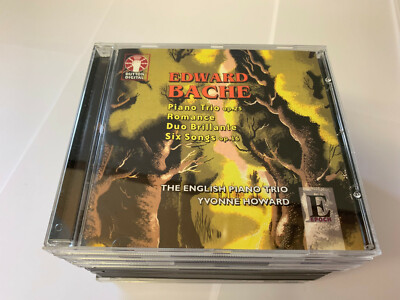 Bache - Edward Bache Piano Trio Op. 25; Romance; Duo CD NEW UNSEALED ...