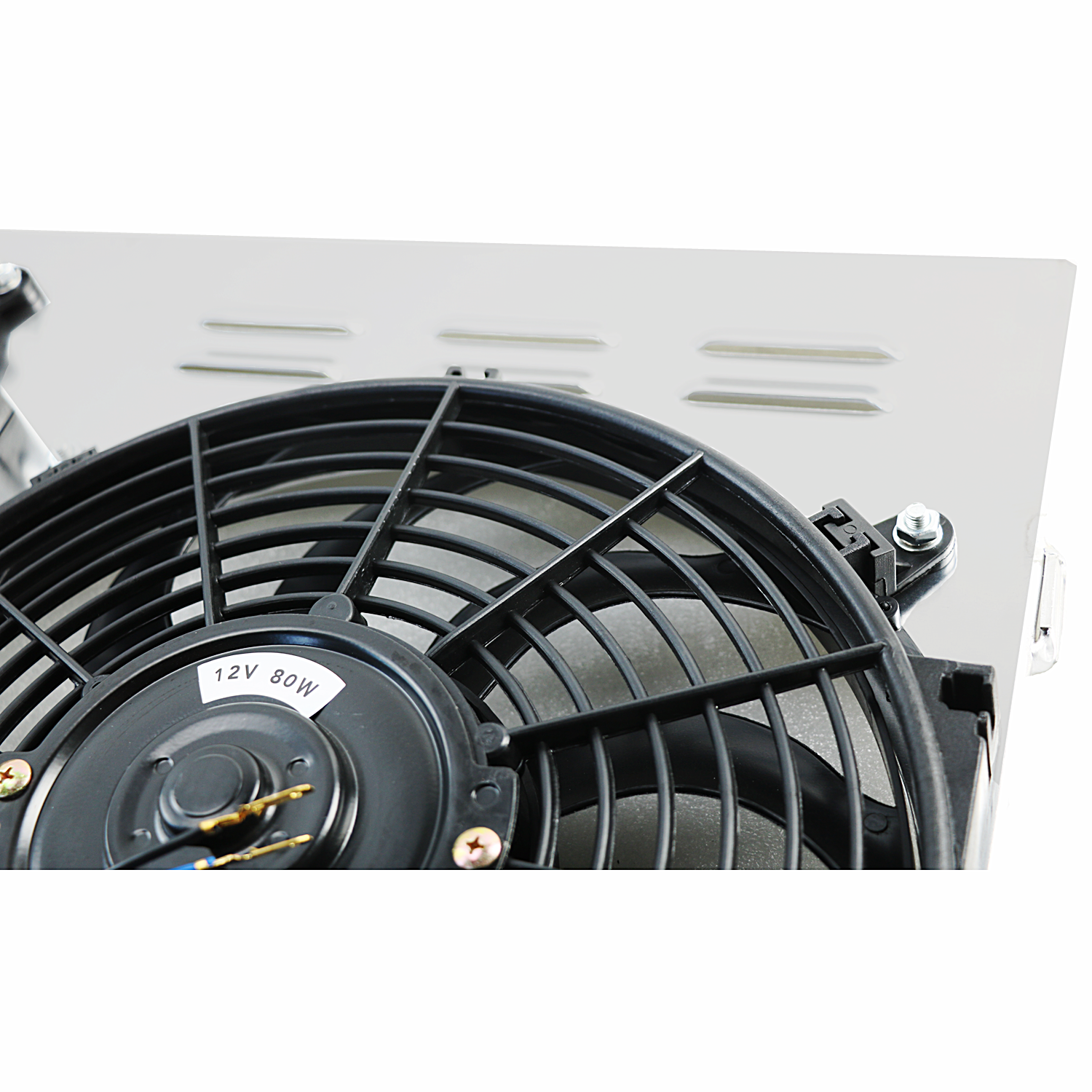 Aluminum Fan Shroud 2x12" Fans for 63 64 65 66 67 68 Chevy Chevelle ...