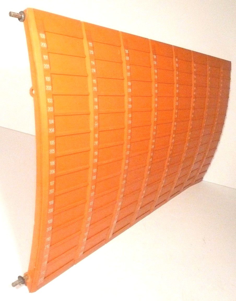 ROWE R-86 JUKEBOX part: CURVED ORANGE SONG TITLE BOARD | eBay