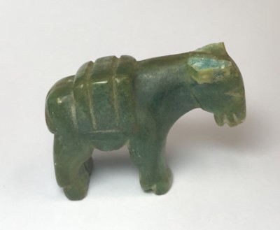 LARGE GENUINE 225 CARAT JADE DONKEY GOOD LUCK CHARM ANCIENT ? ANTIQUE ...