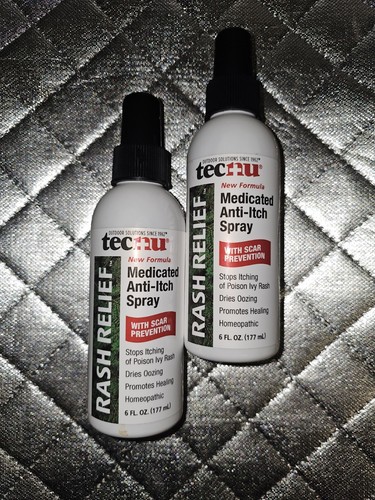 Tecnu Rash Relief Medicated Anti-Itch Scar Prevention Spray 6 oz Lot Of ...