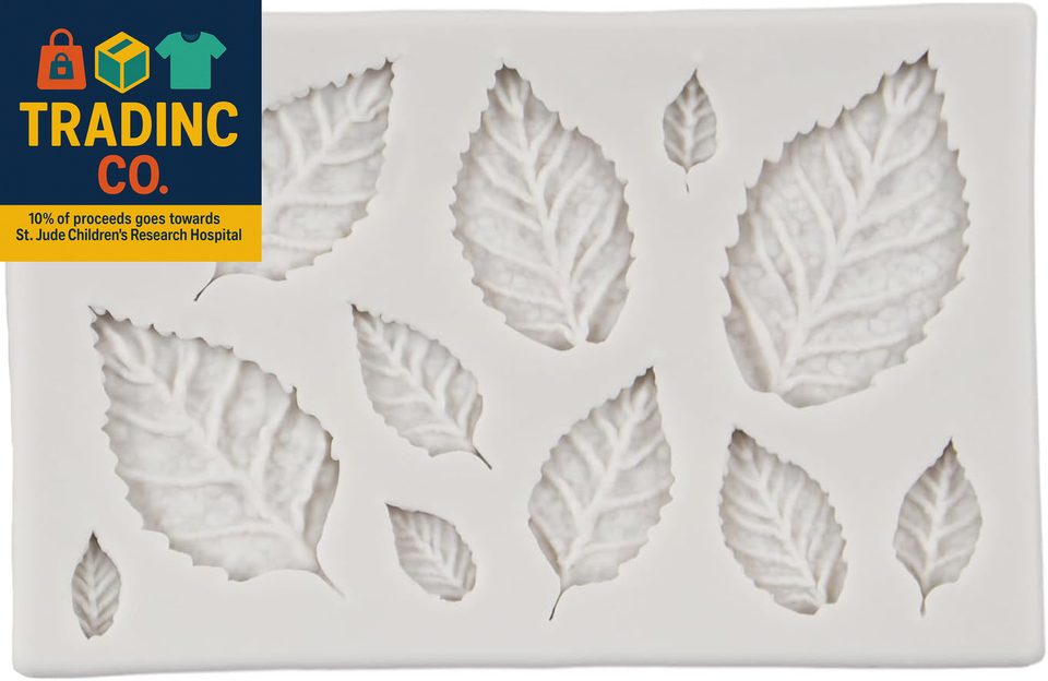 Leaf Silicone Mold Maple Leaf Fondant Mold Rose Leaf Molds Fern Leaves ...