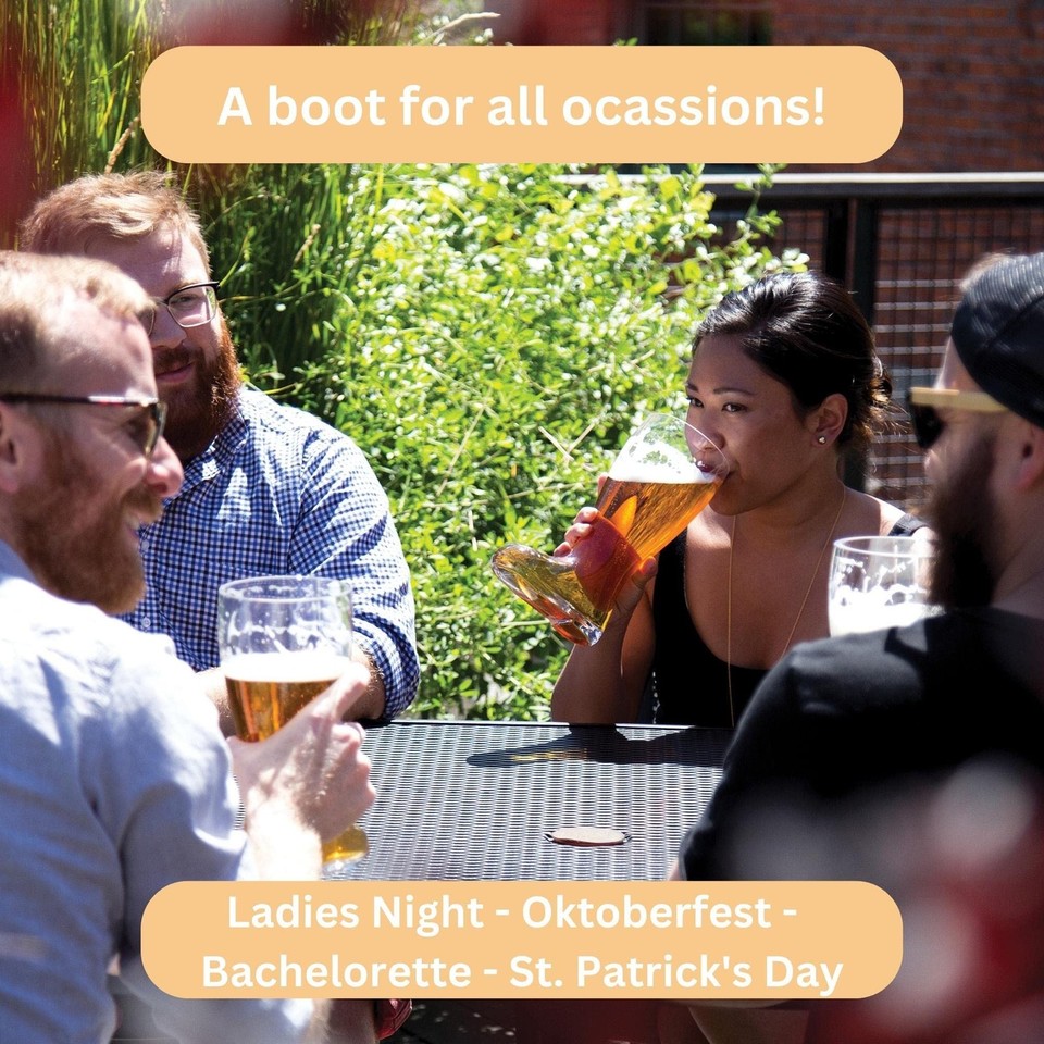 Big Betty Das Boot Glass Beer Mug 1L Oktoberfest St. Patrick's Party ...