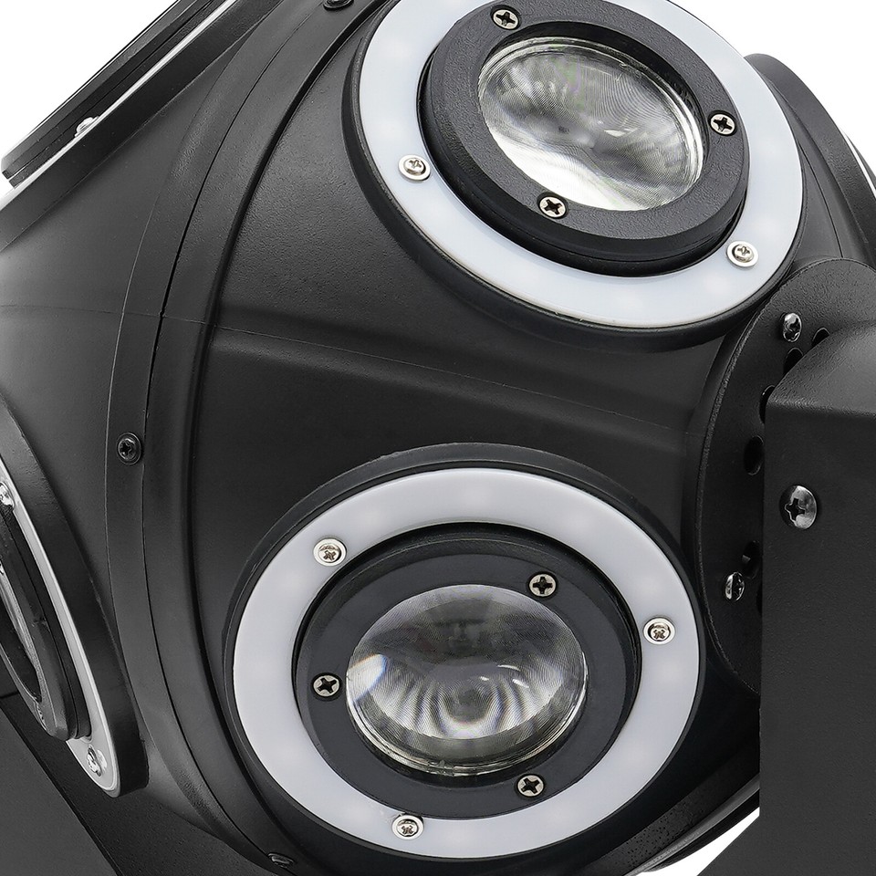 8-Head Moving Light, LED Moving Head Light, RGBW DJ Rotating Light | eBay