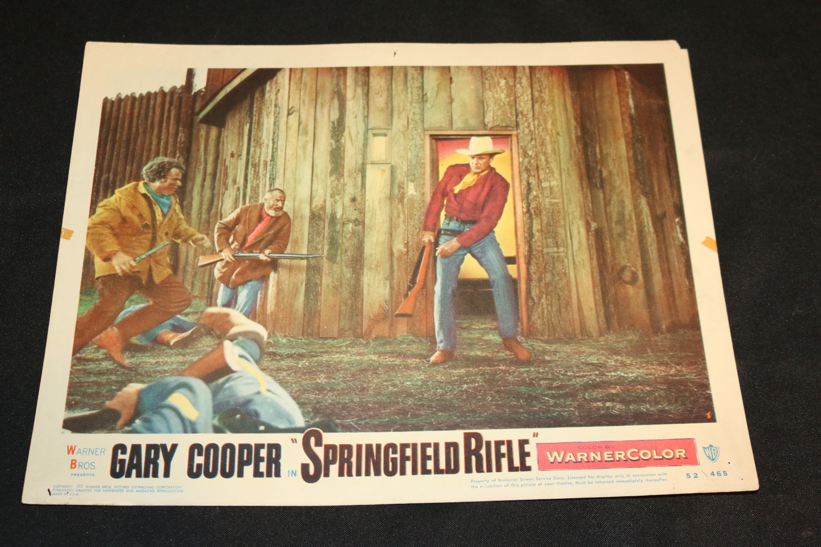 1952 Springfield Rifle Lobby Card #6 Gary Cooper 52/465 (C-5) | eBay