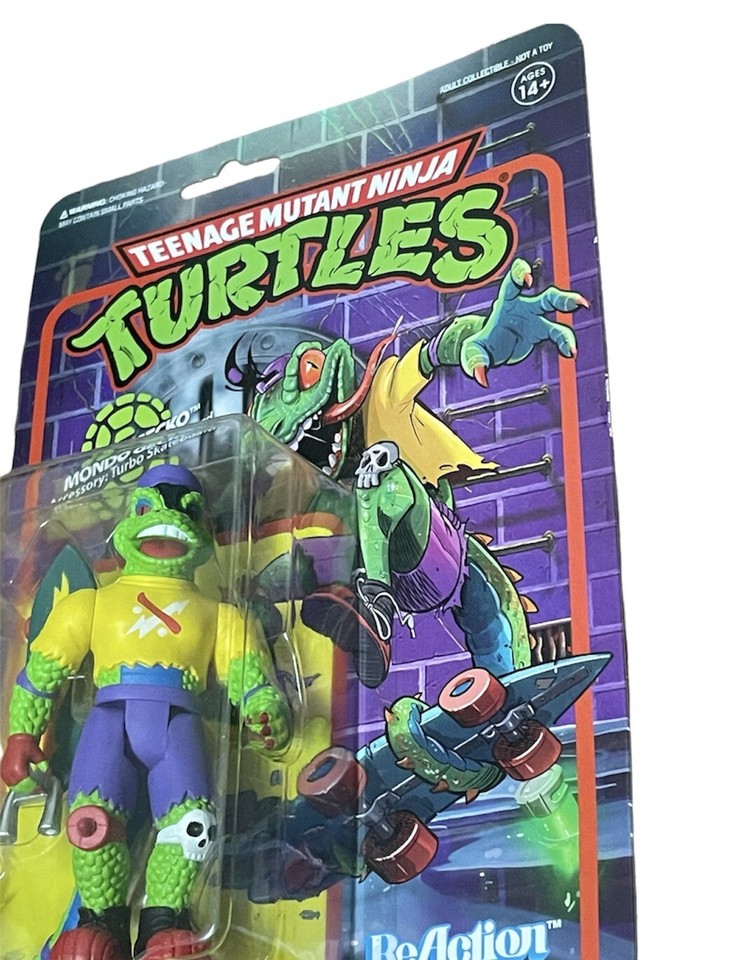 Super7 ReAction Figure Teenage Mutant Ninja Turtles Mondo Gecko TMNT ...