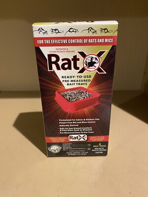RatX® Ready Trays - Kills All Species of Rats and Mice. Safe Around ...
