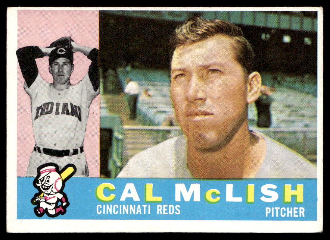 1960 Topps #110 Cal McLish Baseball Cincinnati Reds | eBay
