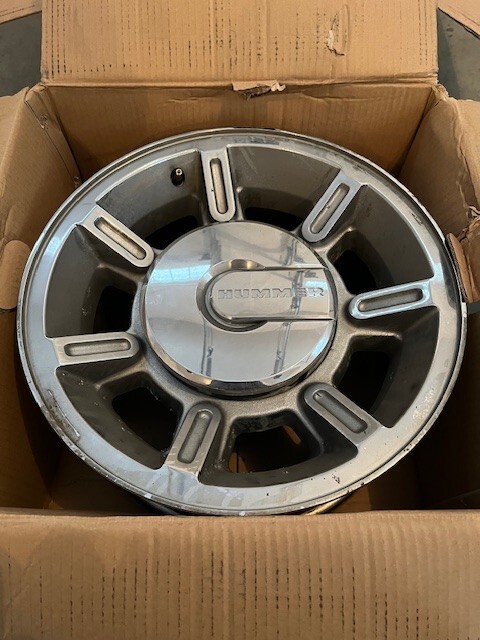 2004-2007 Hummer H2 17x8.5 One Piece Cast Alloy Wheel Rim Set of 4 ...