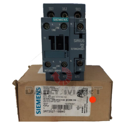 New In Box SIEMENS 3RT2027-1BB40 Contactor DC24V | eBay
