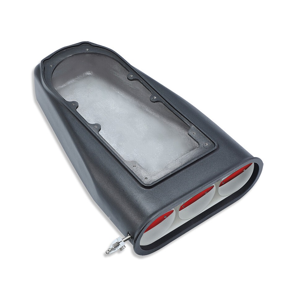 Smooth Street Rod Hood Scoop Single or Dual Carb Bug Catcher Intake ...