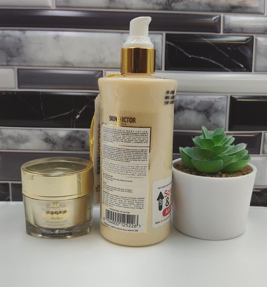 Skin Doctor Paris Gold whitening Lotion Anti spots face Cream SPF50 ...