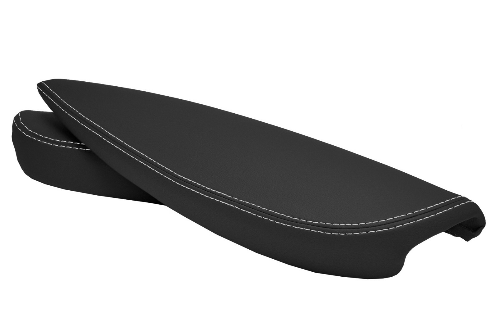 Mini Cooper R55 56 57 59 DoorPanel Armrest Trim 2pc Vinyl White stitch ...