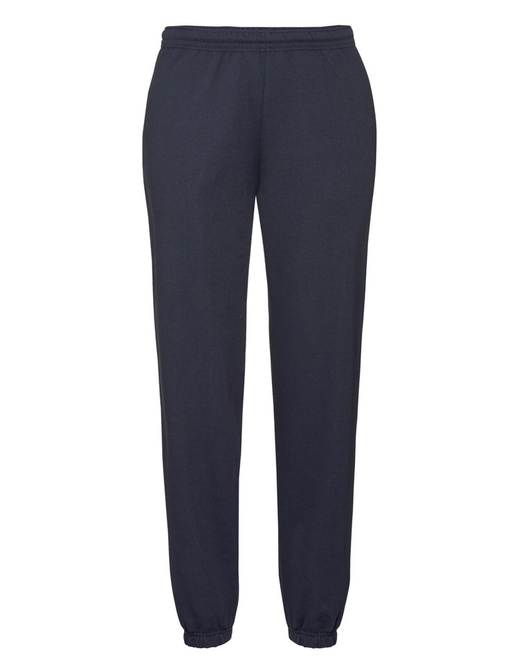 Elasticated Cuffed Joggers Jogging Bottoms Sweatpants Fruit of the Loom ...