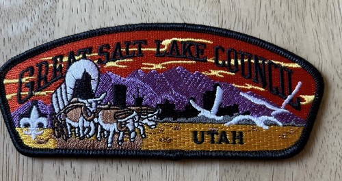 Vintage BSA Boy Scouts Of America 🇺🇸 Utah Great Salt Lake Council Patch ...