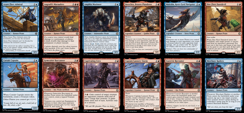 Pirate Creatures - MTG Commander Deck Bundle x12 Cards - Magic the ...
