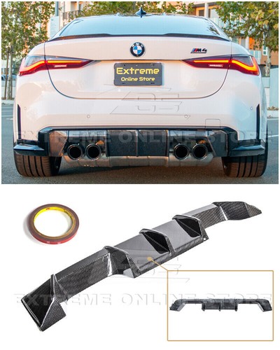 EOS Factory Style Carbon Fiber Rear Bumper Diffuser FOR BMW G80 G82 M3 ...