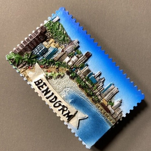 Benidorm Spain Tourist Travel Souvenir 3D Resin Refrigerator Fridge ...