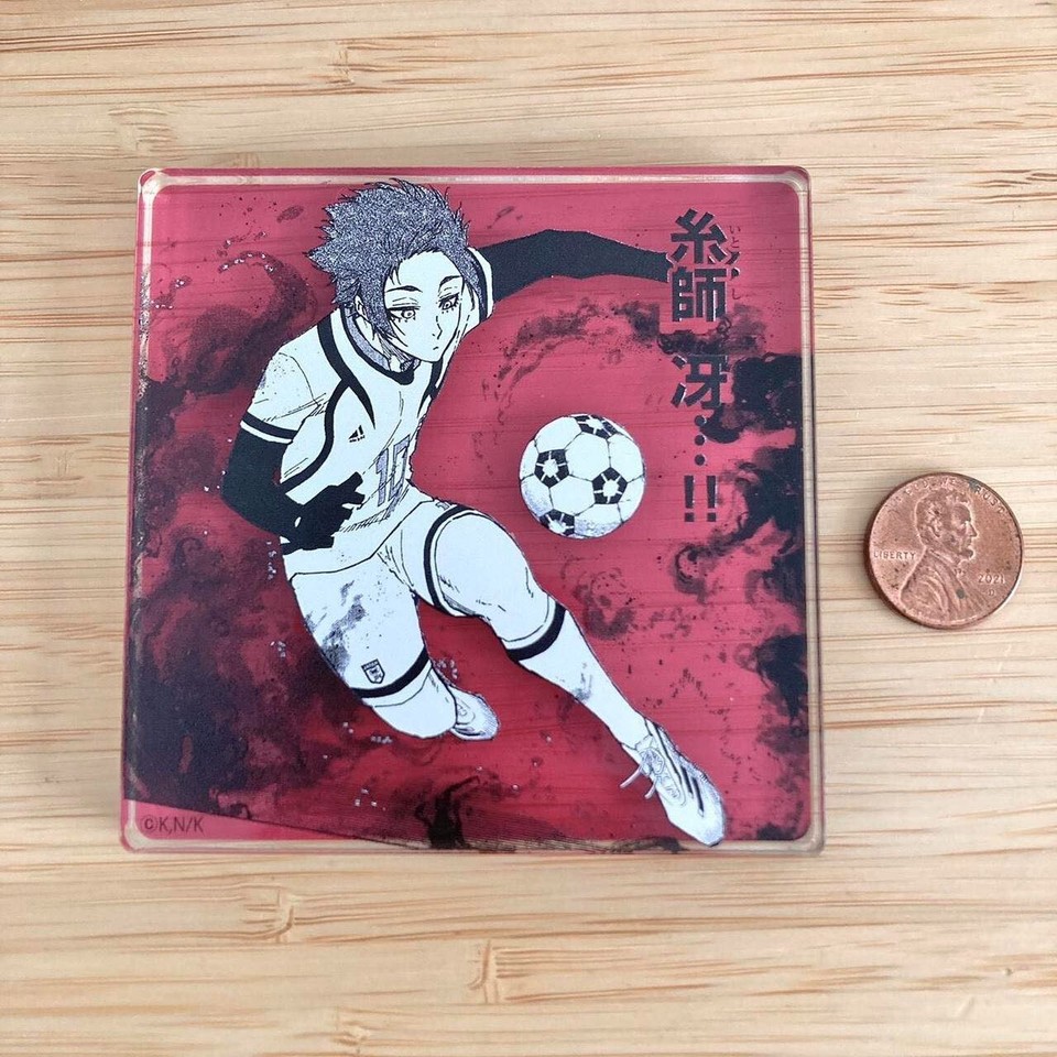 Rare blue lock exhibition acrylic block NEW itoshi sae japan anime | eBay