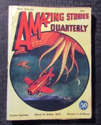 1930 Spring AMAZING STORIES Quarterly Pulp Magazine VG 4.0 Aladra ...