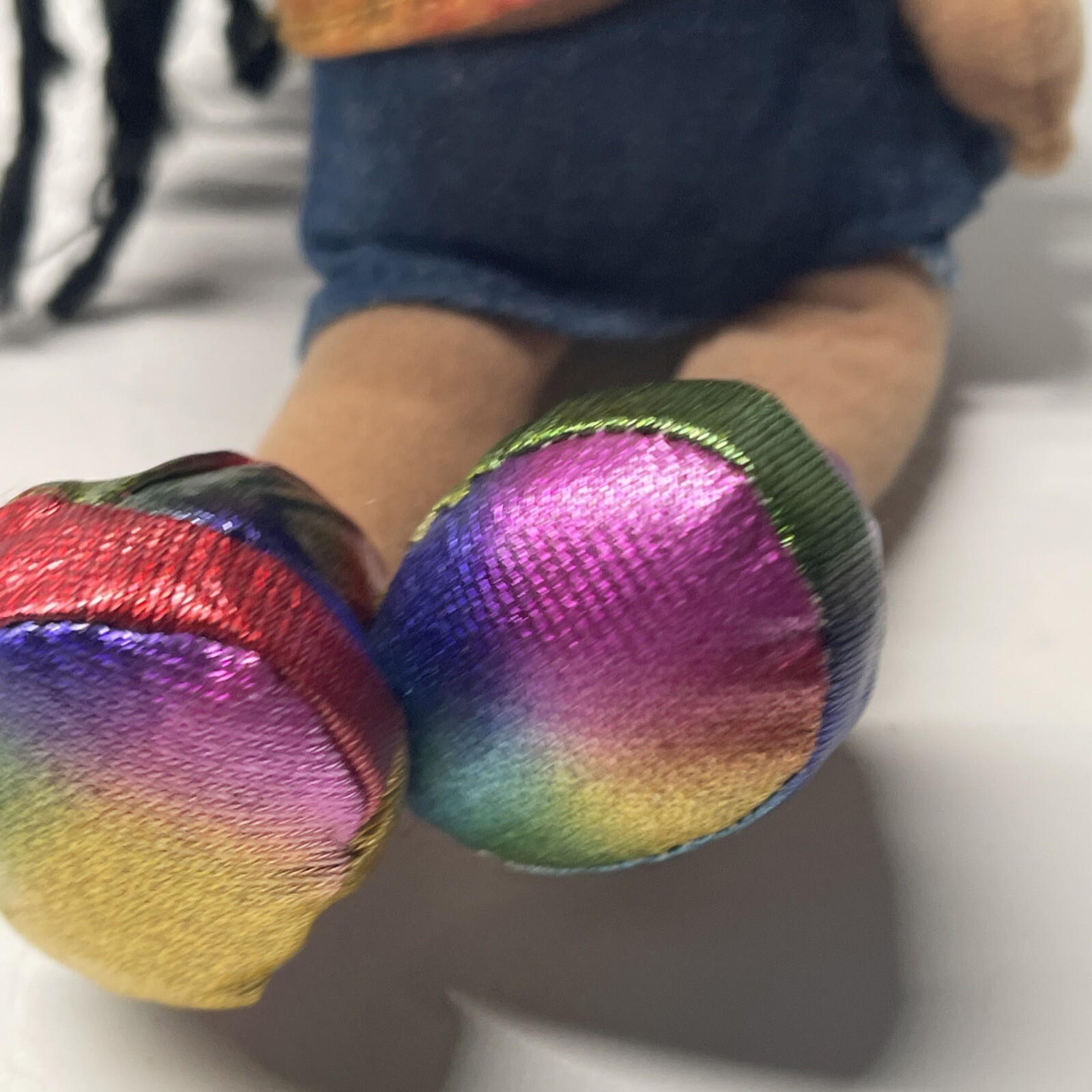 Jazzy Jessie TY Teenie Beanie Bopper Black Hair Posable Doll 8" W1 | eBay