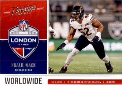 2020 Panini Prestige Worldwide Xtra Points Gold Khalil Mack Chicago ...