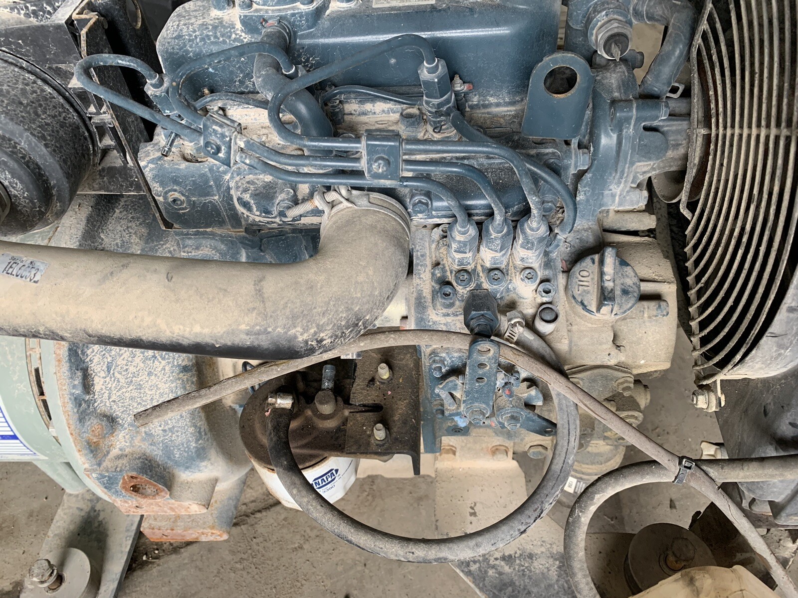 Kubota D1105 Diesel Engine Radiator Terex Light Tower Wacker Doosan ...