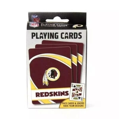 Washington Redskins Playing Cards Standard Deck NFL Official Merch | eBay
