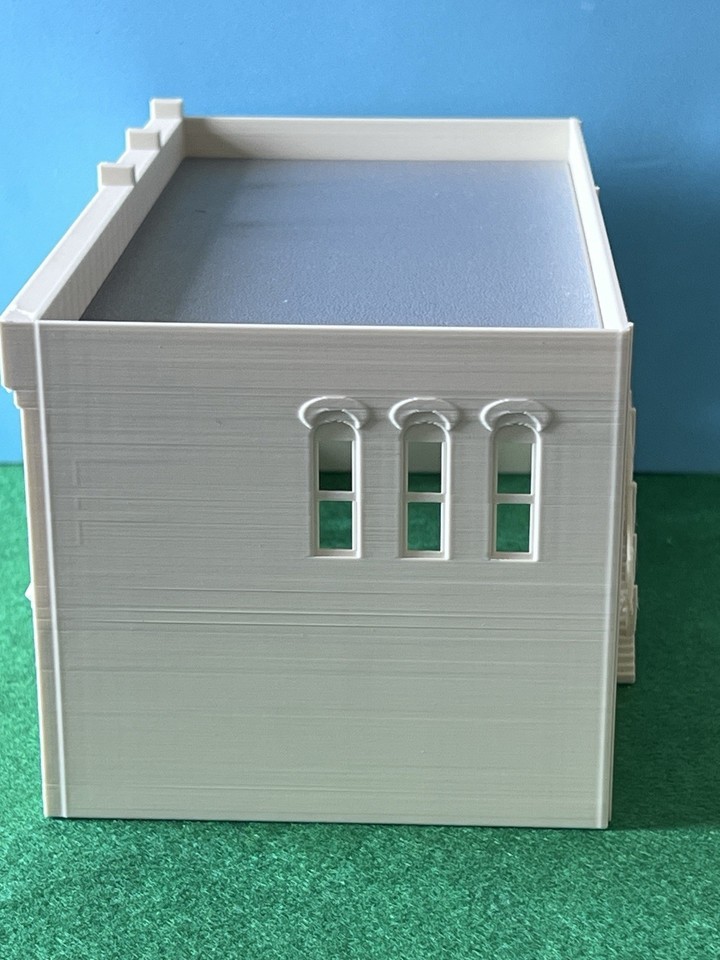 00 Gauge 1:76 Model Railway Terraced Shops Buildings Scenery diorama ...