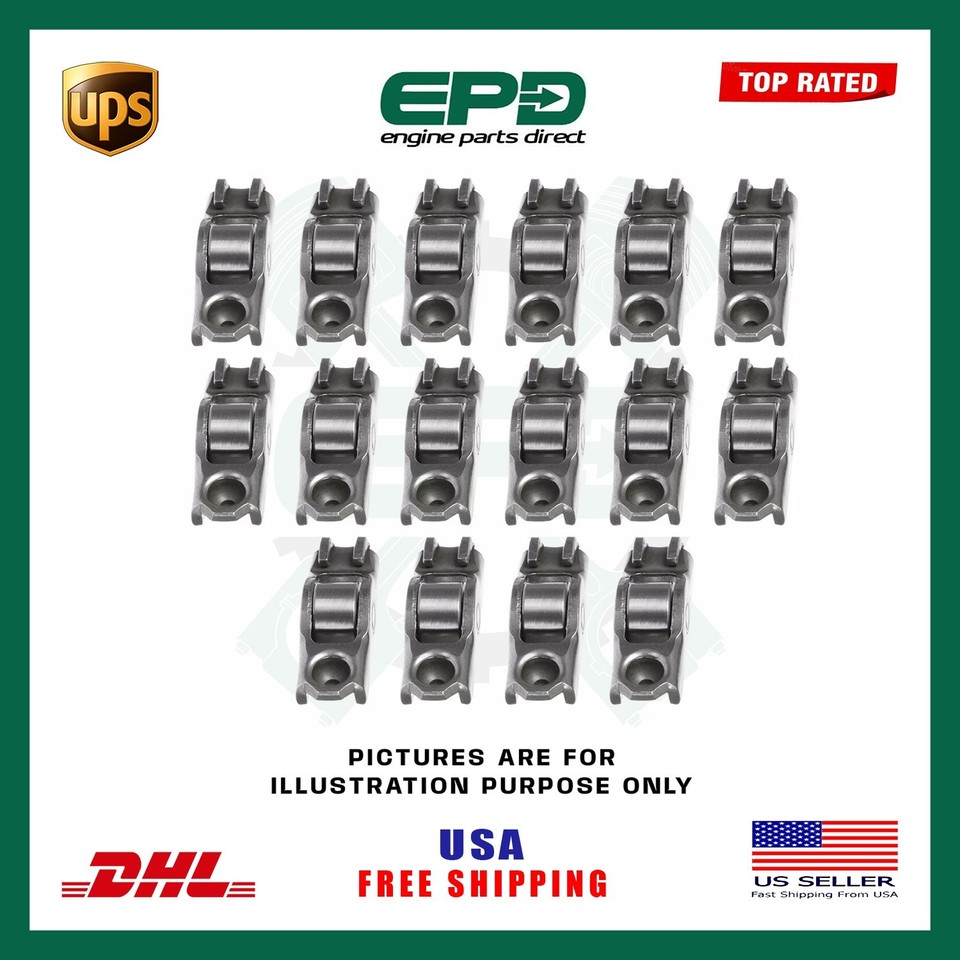 ROCKER ARMS + TAPPETS x16 & ENGINE REBUILD KIT FITS BMW N47D20 X1 X3 2 ...