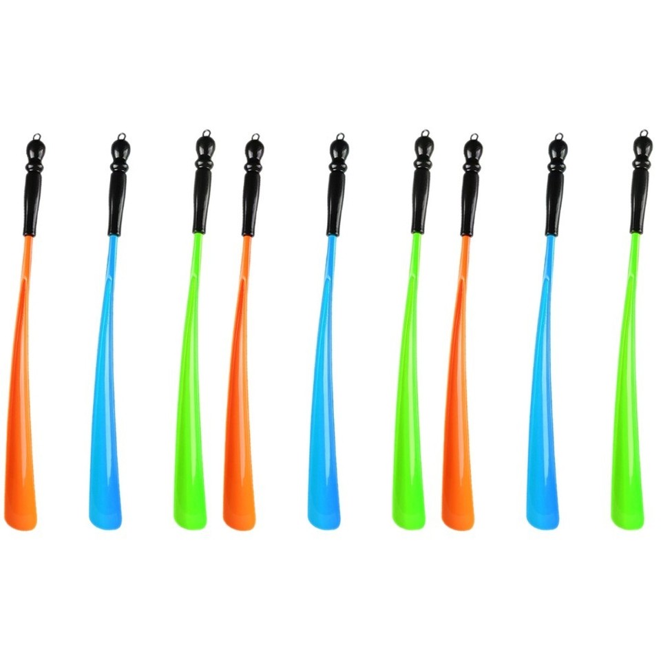 9 pcs Home Use Shoehorns Convenient Shoe Lifter Tools Shoes Wearing ...