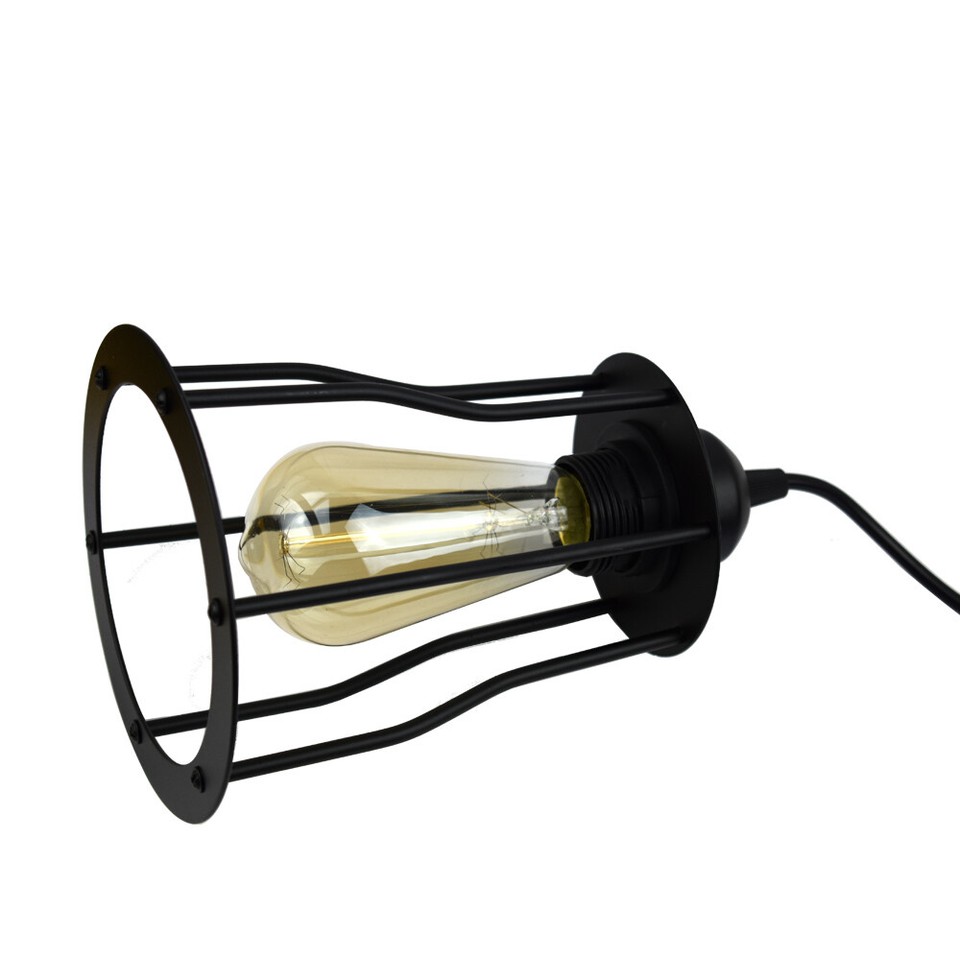 Industrial Fitting Cage Ceiling Pendant Light Retro Loft Style Lamp ...