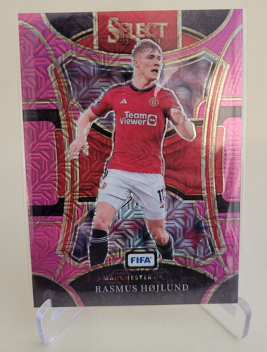 2023-24 SELECT FIFA RASMUS HOJLUND PINK MOJO PRIZM MEZZANINE #115 Ser ...