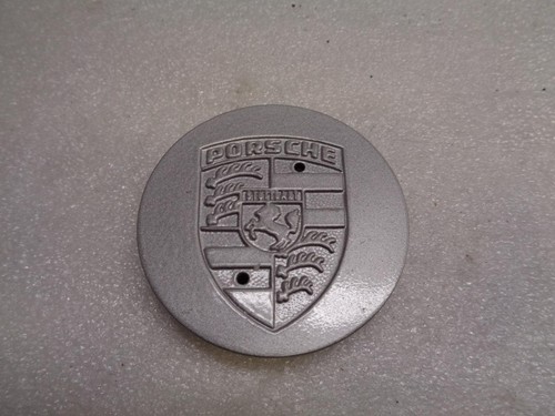 Porsche Center Cap Silver with Engraved Crest USED GENUINE 928 361 031 ...