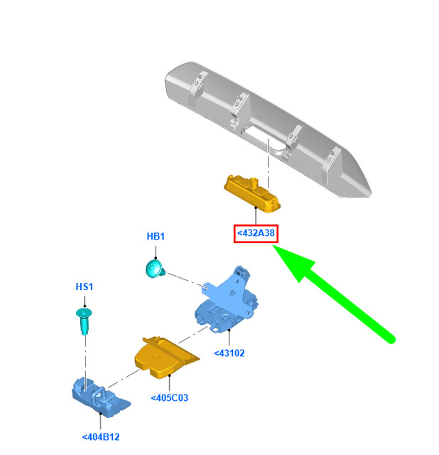 GENUINE FORD B-MAX FOCUS TRANSIT TOURNEO REAR TAILGATE LOCK ACTUATOR ...