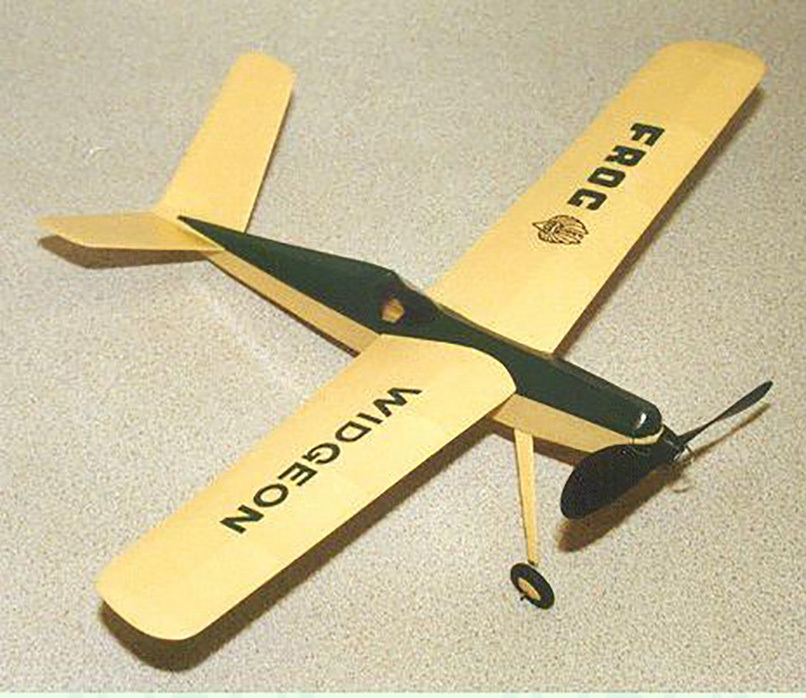 Model Airplane Plans (FF): Frog Widgeon 18" Rubber Powered Mid-Wing ...