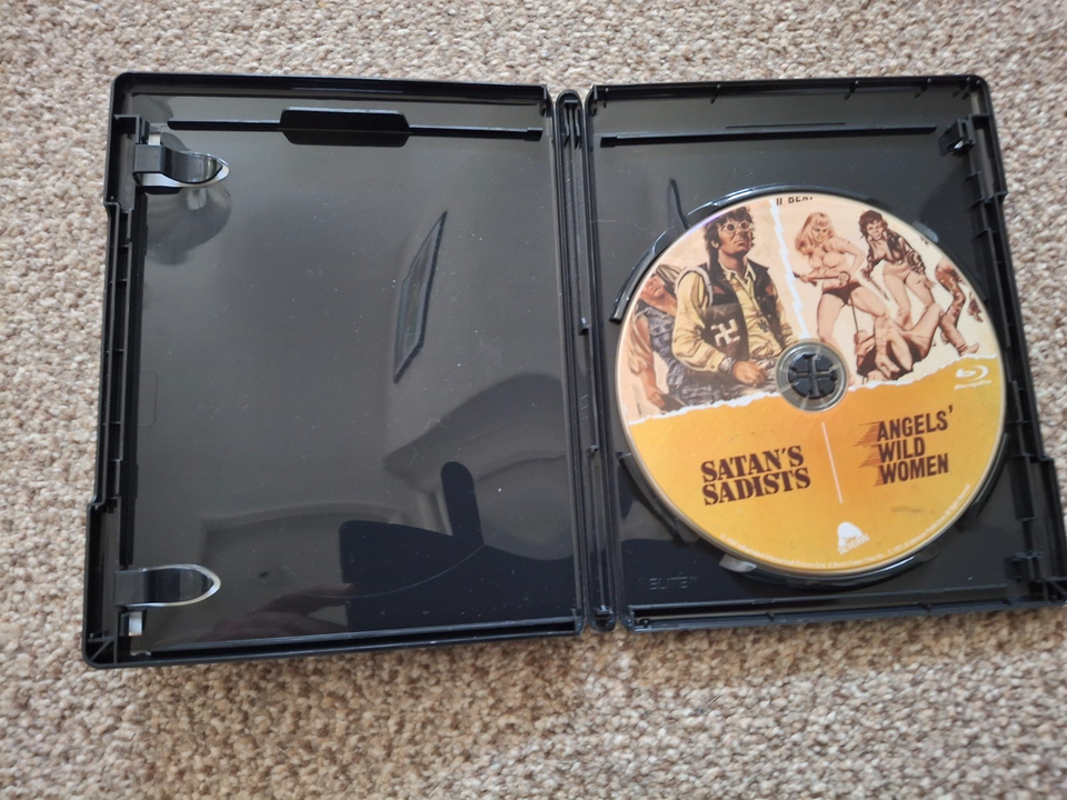 SATAN'S SADISTS + ANGELS WILD WOMEN REG A BLU-RAY SEVERIN HORROR GORE ...