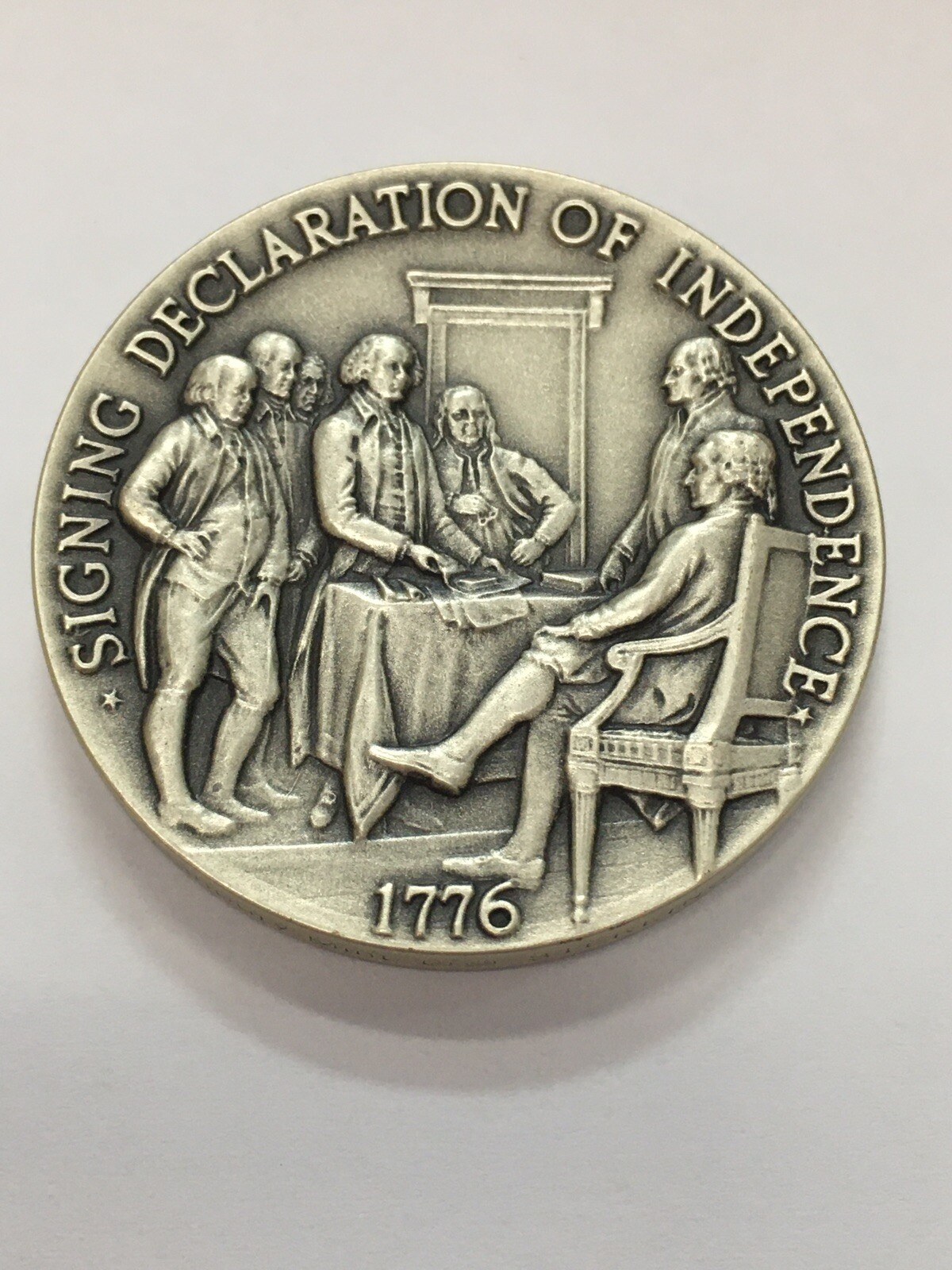 "1776 - Signing Declaration of Independence" 38.0g .925 Sterling Silver ...