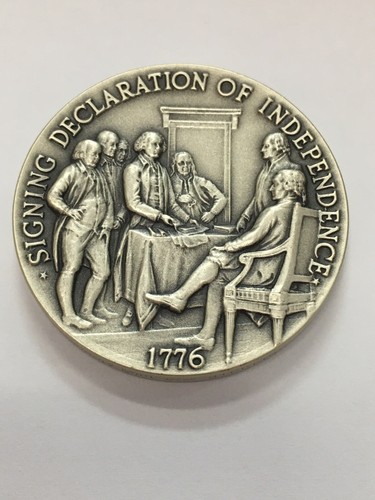 "1776 - Signing Declaration of Independence" 38.0g .925 Sterling Silver Round | eBay.de