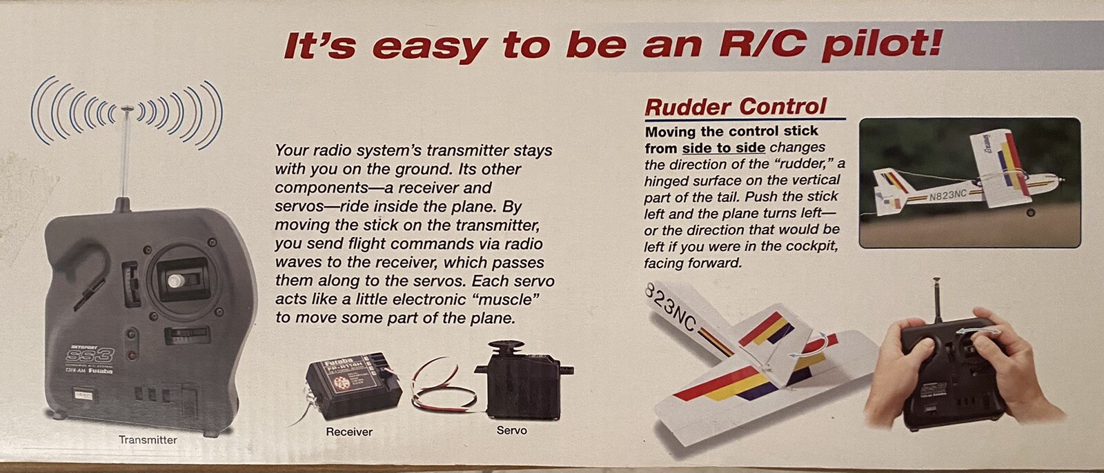 Hobbico Superstar EP RC Airplane Ready to Fly Electric RTF for sale ...