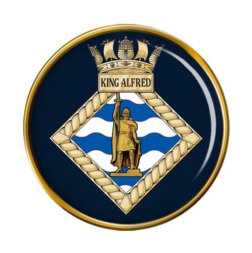 HMS King Alfred, Royal Navy Pin Badge | eBay UK